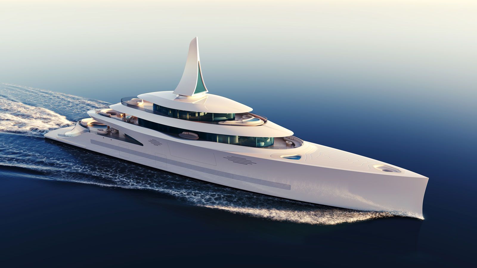 Feadship debuts 83m green-minded concept Dunes during the Monaco Yacht Show